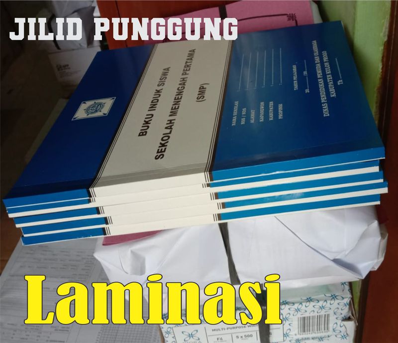 Jilid Punggung Laminasi