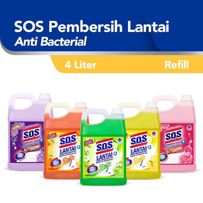 Pembersih Lantai SOS 4 Liter