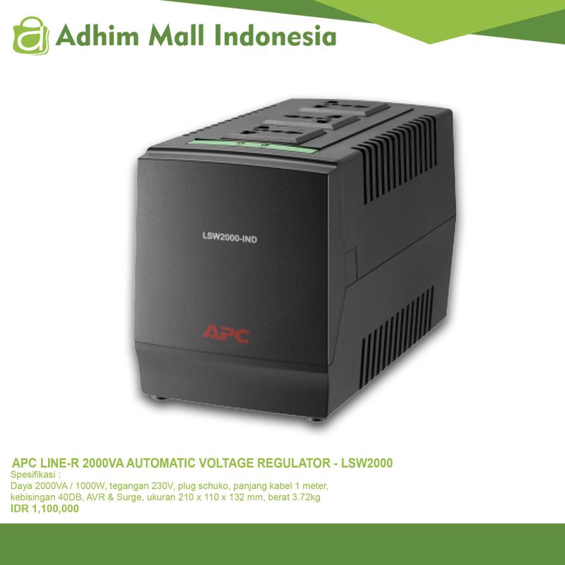 APC LINE-R 2000VA AUTOMATIC VOLTAGE REGULATOR - LSW2000