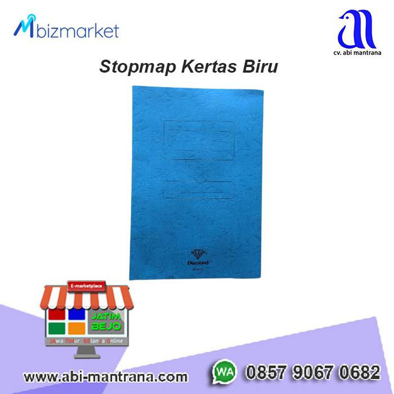 Stopmap Kertas Biru