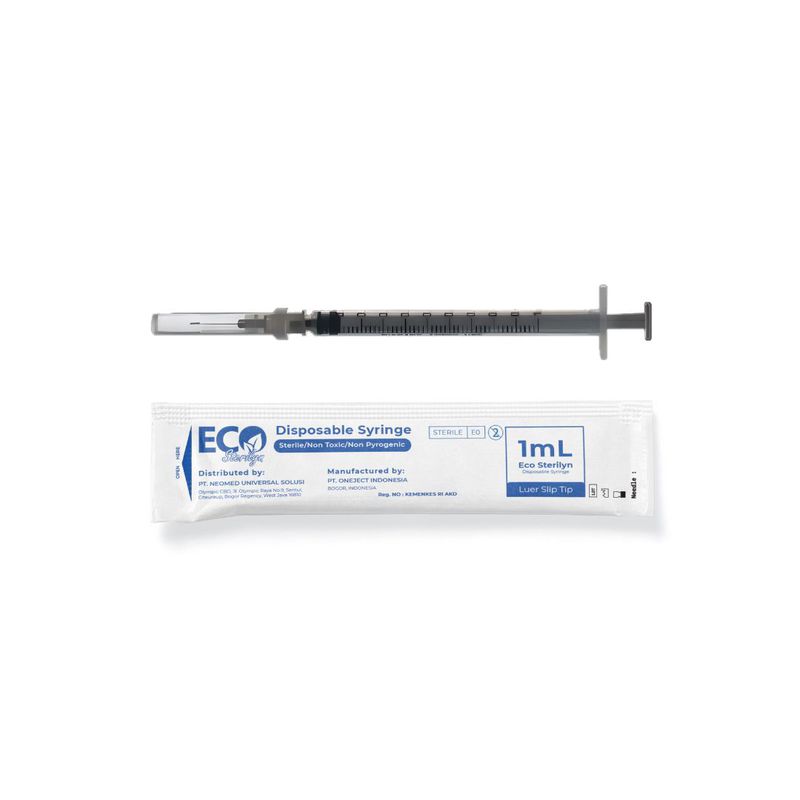 Eco Sterilyn Syringe 1ml