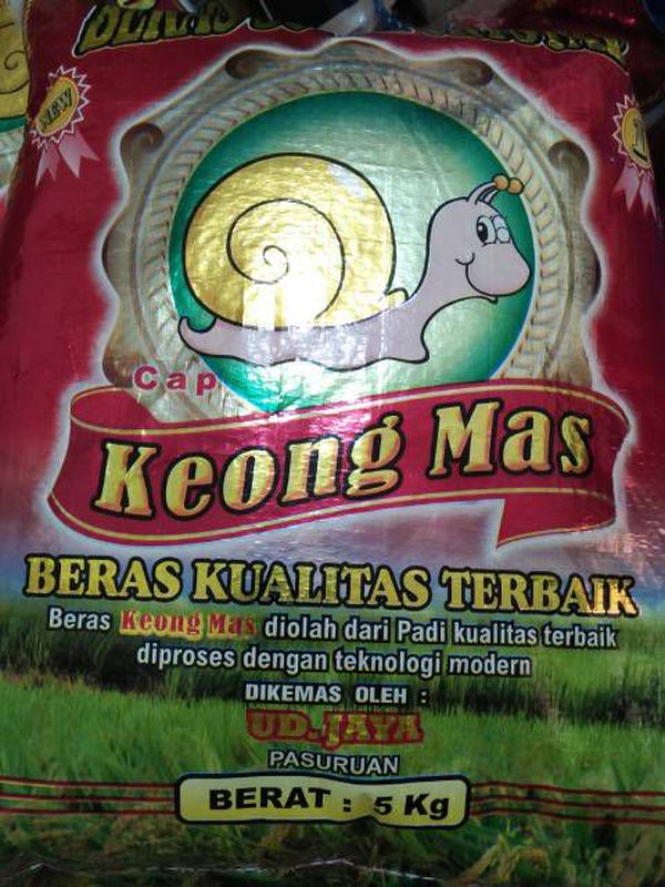 Beras Keong mas Premium (5kg) Pontianak