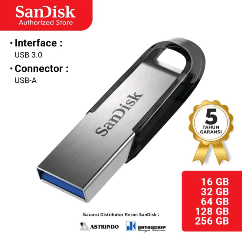Flashdisk SanDisk 64 GB Ultra Flair CZ73