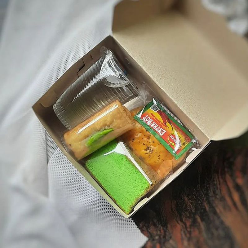 PAKET MAKANAN SNACK BOX - 3isi