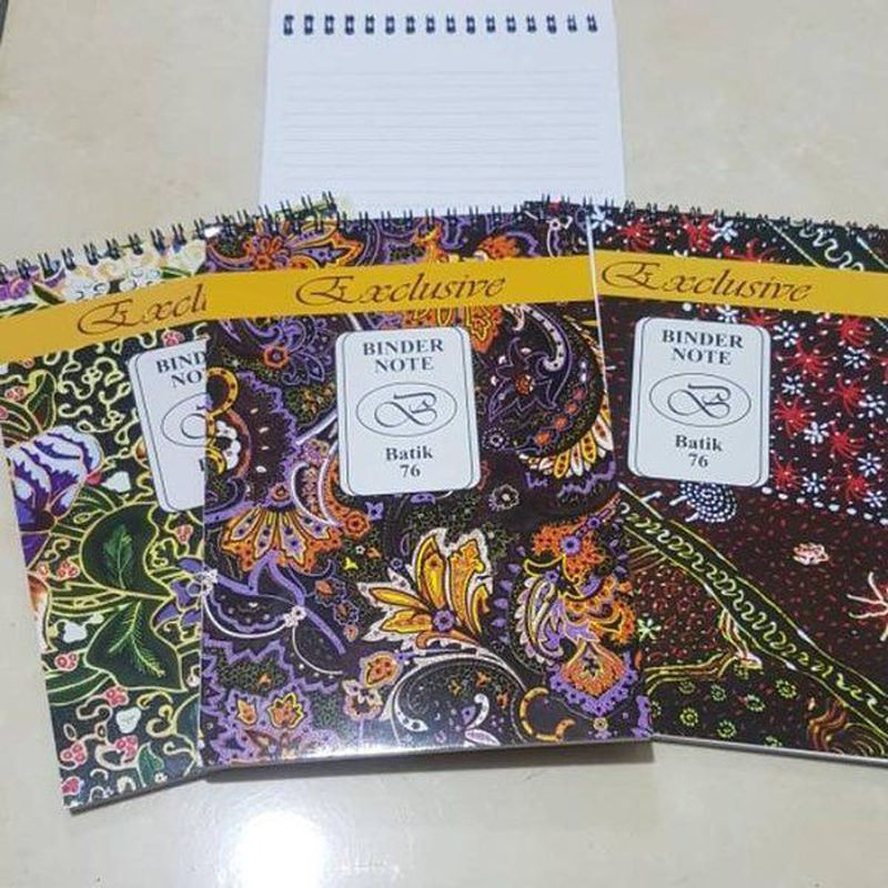 Memo Binder Note A5 Batik
