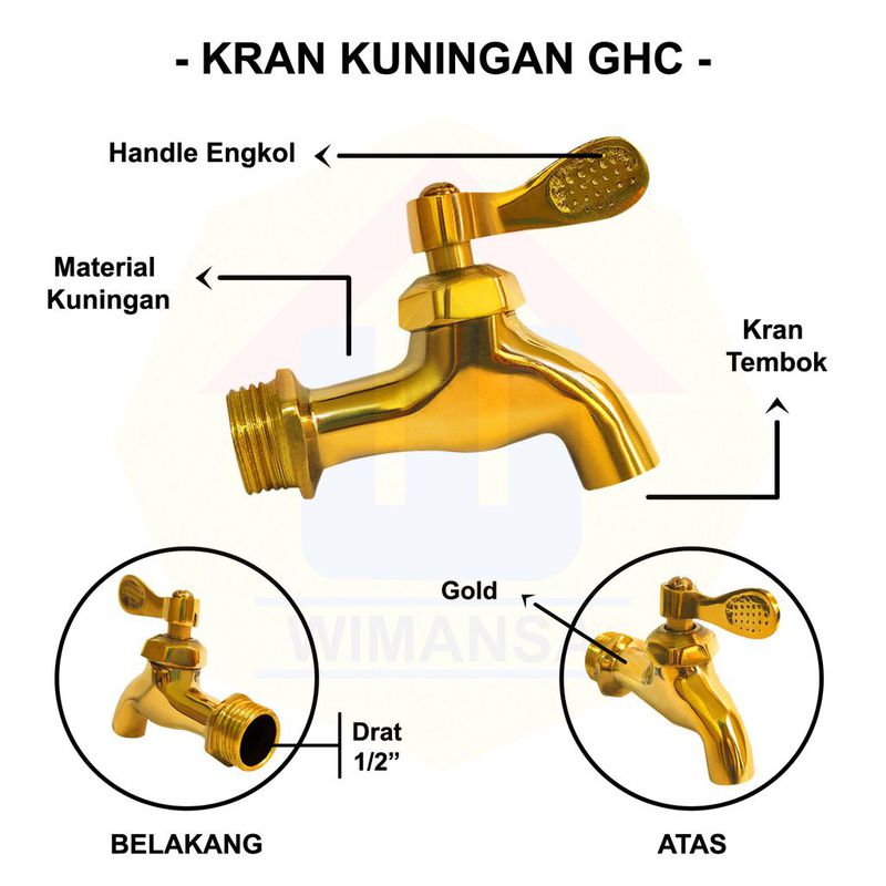 Kran Air Stainless/Kuningan