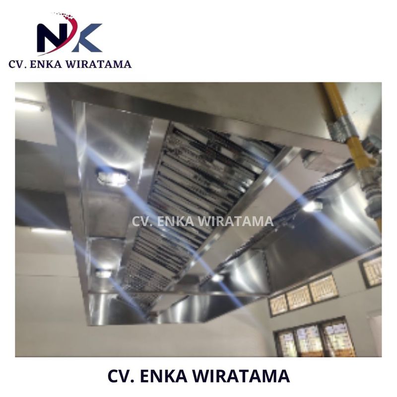 Exhaust Hood (Grease Filter dan Lamp)