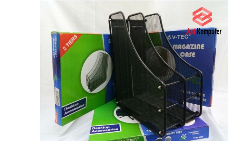 V-TEC 2 TIERS TRAY RAK FILE