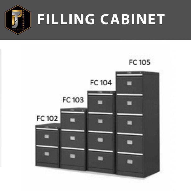 Filling Cabinet Alba Hitam - 5
