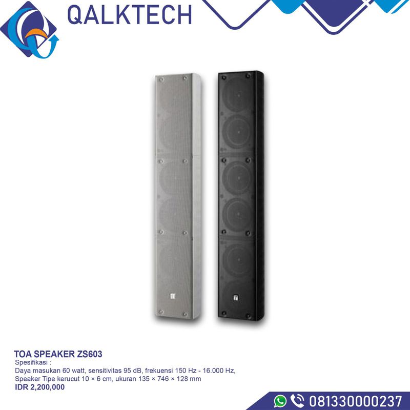 TOA SPEAKER ZS603
