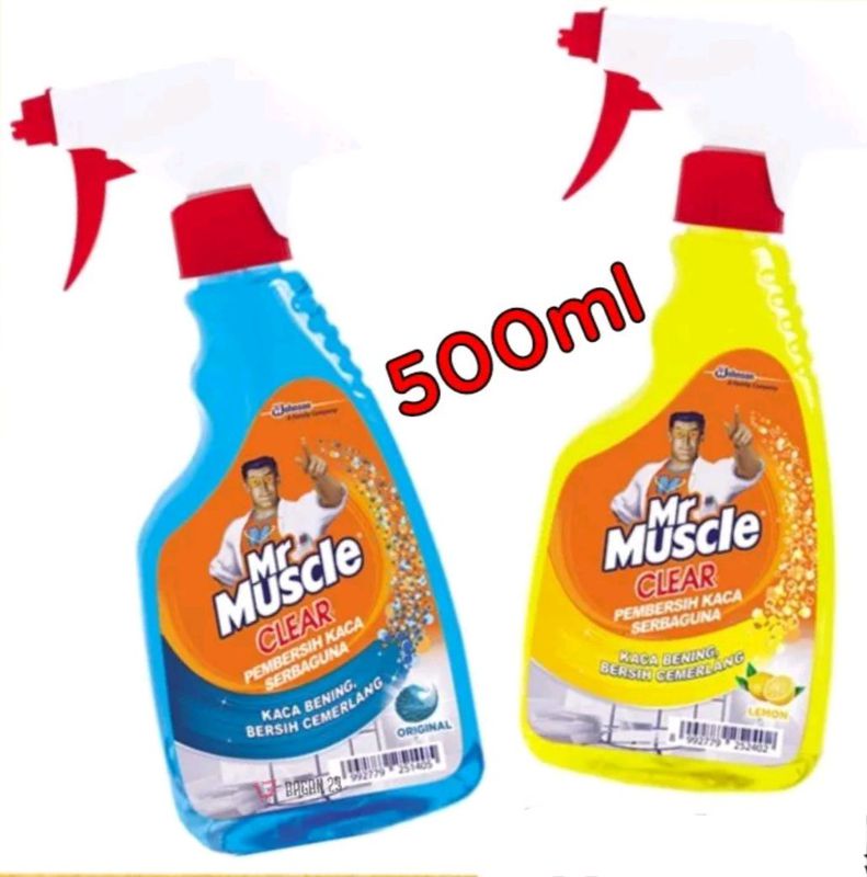 Pembersih Kaca Mr.Muscle 500 ml - Biru Muda