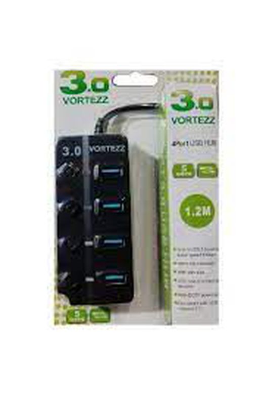 USB HUB VORTEZ 4 PORT