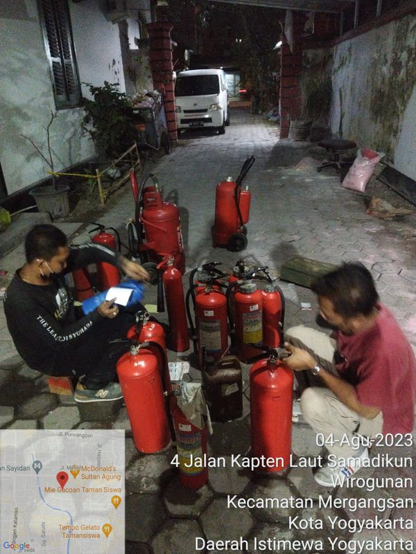 ISI ULANG APAR MEDIA GAS CAIR / LIQUID GAS / HCFC / REFILLING ...