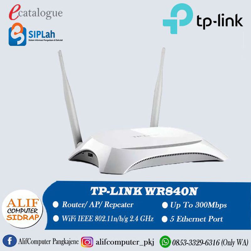 Tp-Link Router N Wireless TL-WR840N