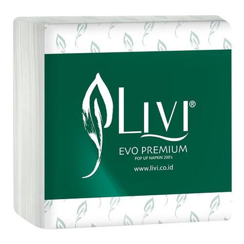 Tisu Livi Premium Napkin Pop Up 200's