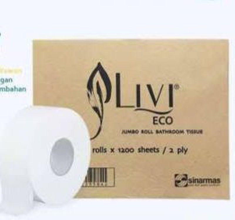 Tisu Livi Toilet JRT 16 Rolls 1200 sheets