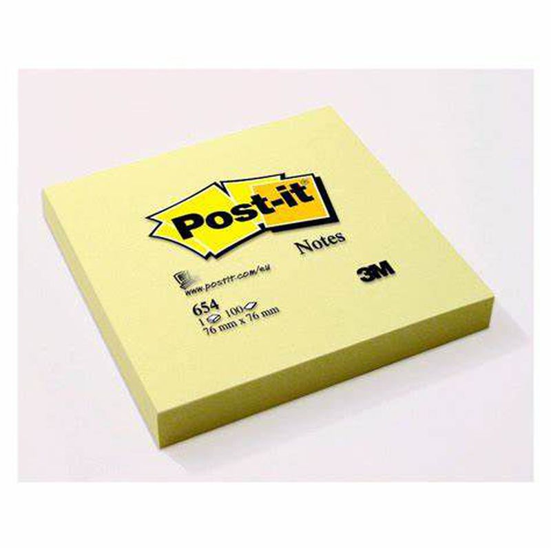 3M POST IT NOTE 654 76 X 76MM