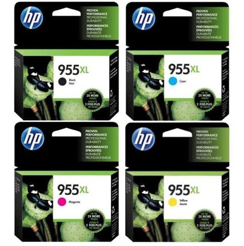 HP 955 XL Original Ink / Tinta Cartridge : B, Y, M, C