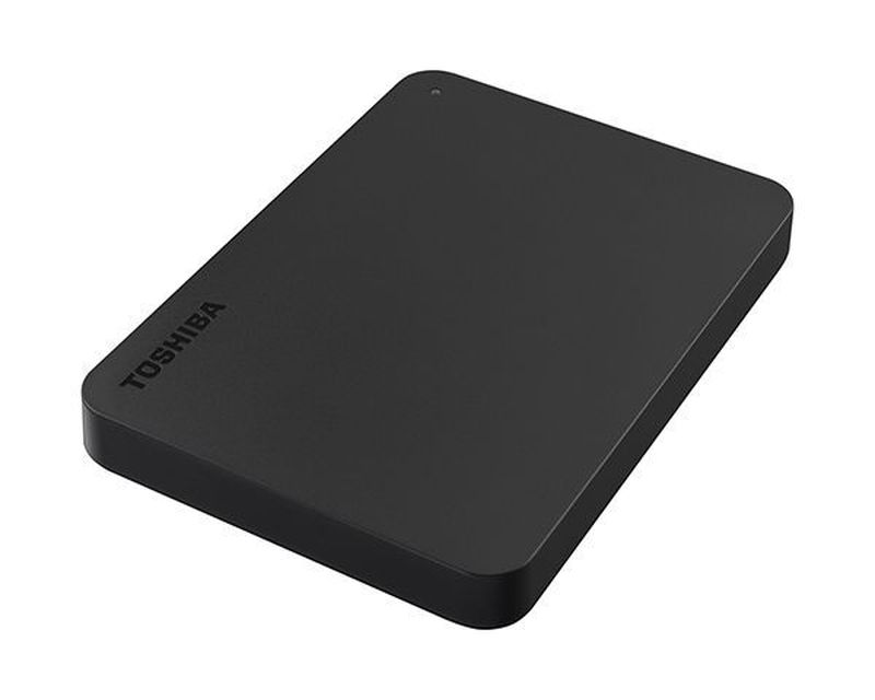 Toshiba Canvio Basic 3.0 Portable Hard Drive 2TB, Black Type-C