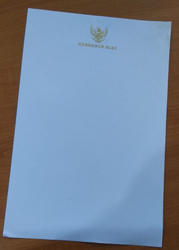 Kop Surat Gubernur Logo Emas