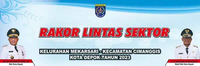 Spanduk Kegiatan Rakor Lintas Sektor