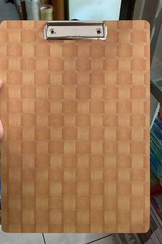 Papan Jepit / Clip Board / Papan Ujian Kayu