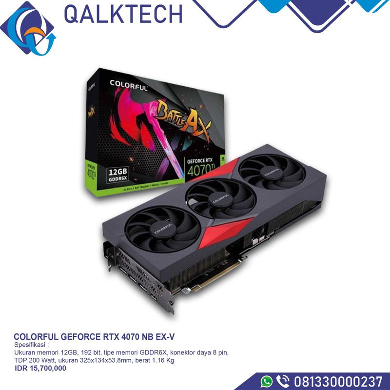 COLORFUL GEFORCE RTX 4070 NB EX-V