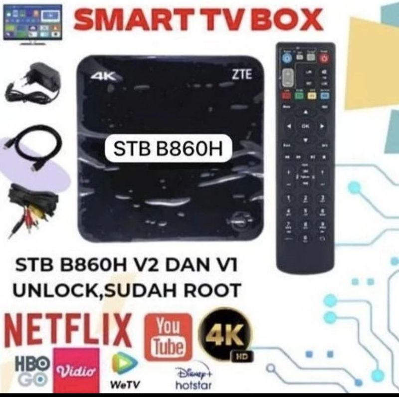 Android tv box zte b860h 4k - RAM 2 GB