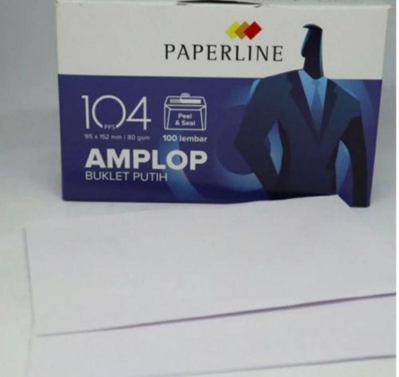 Amplop Paperline 104 1 Pak (isi 5 kotak)