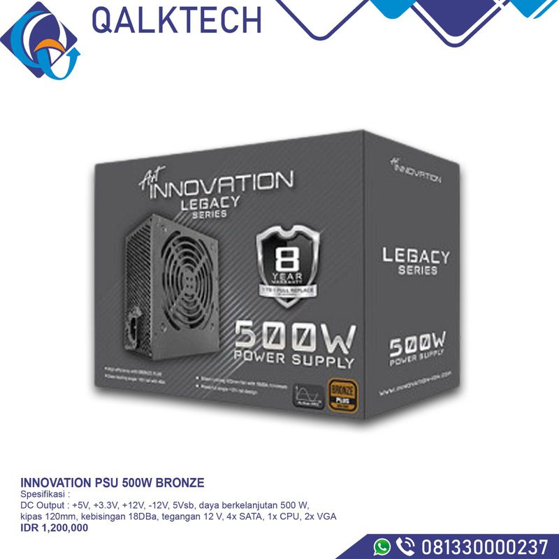 INNOVATION PSU 500W BRONZE