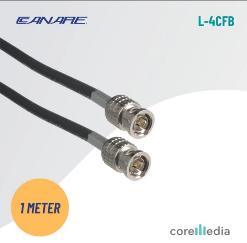CANARE L-4CFB RG59 HD-SDI COAXCIAL CABLE M/M BNC.