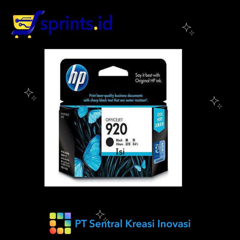 HPCD 971 A (920) Black Officejet Ink Cartridge.