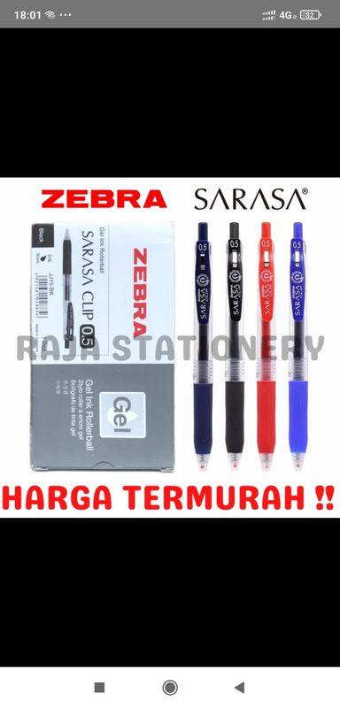 Serasa Pen Zebra BIRU