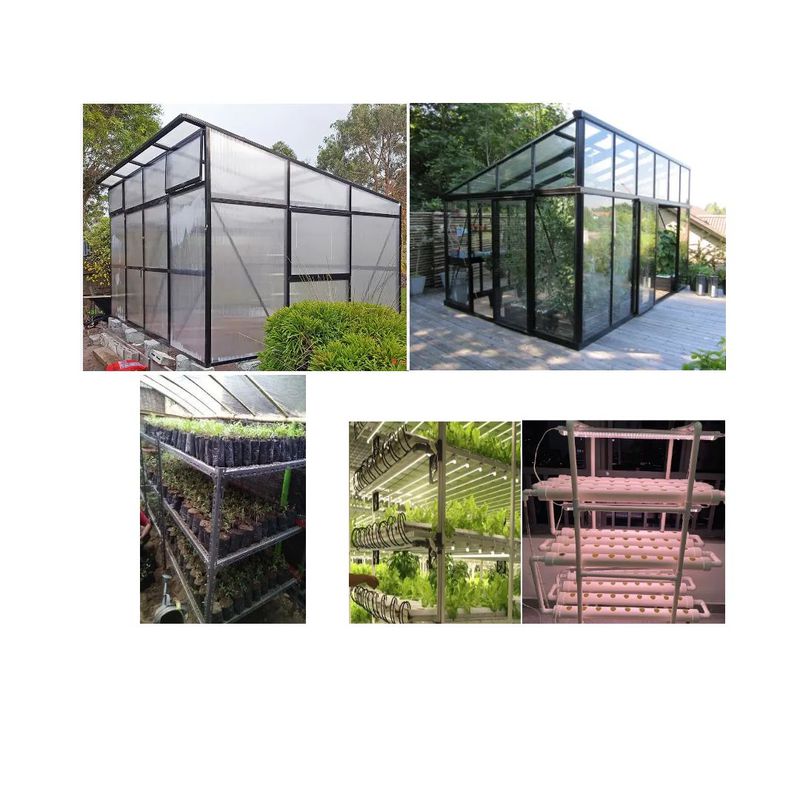 Paket Instalasi Rumah Bibit 16M2 dan Green House 28M2 dengan Led Grow