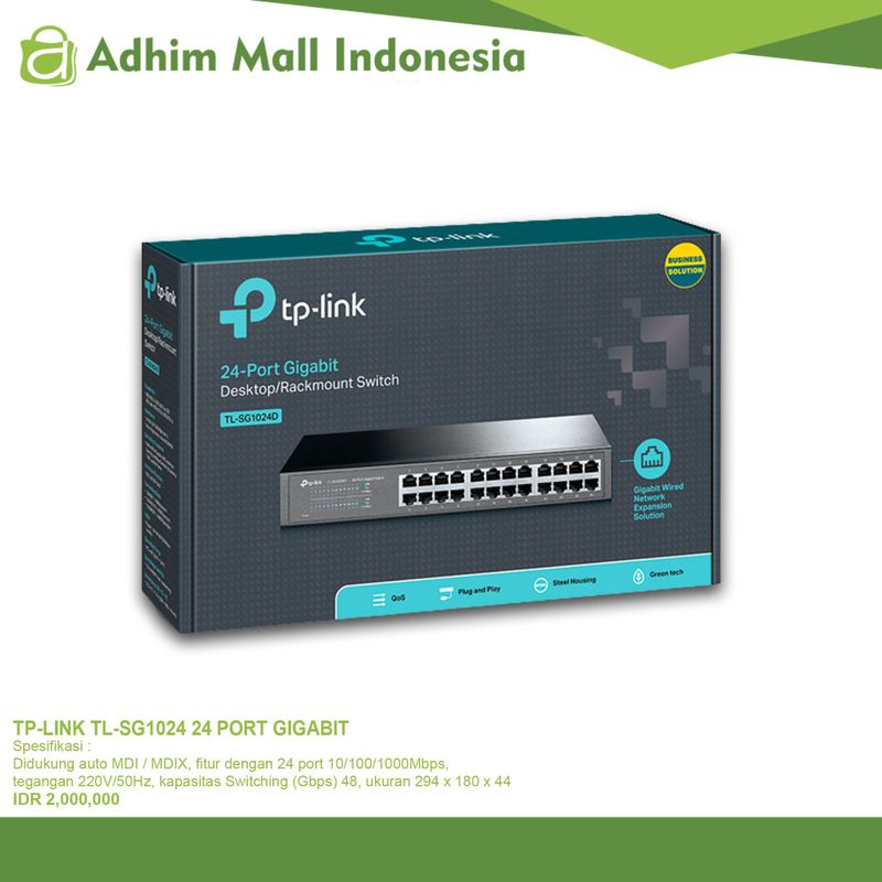 TP-LINK TL-SG1024 24 PORT GIGABIT