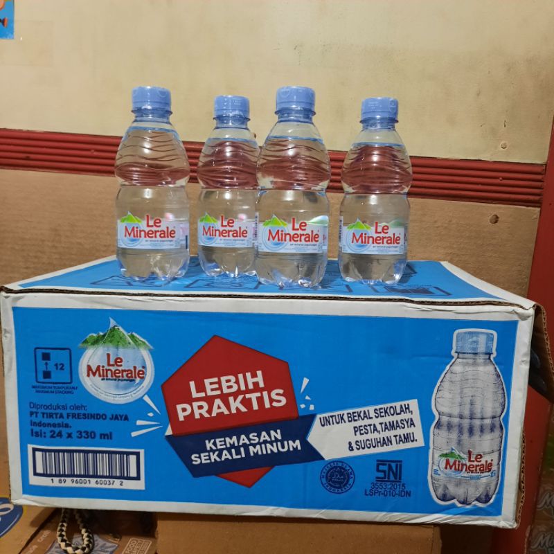 LE MINERALE BOTOL 330ML (Kemasan Dus)