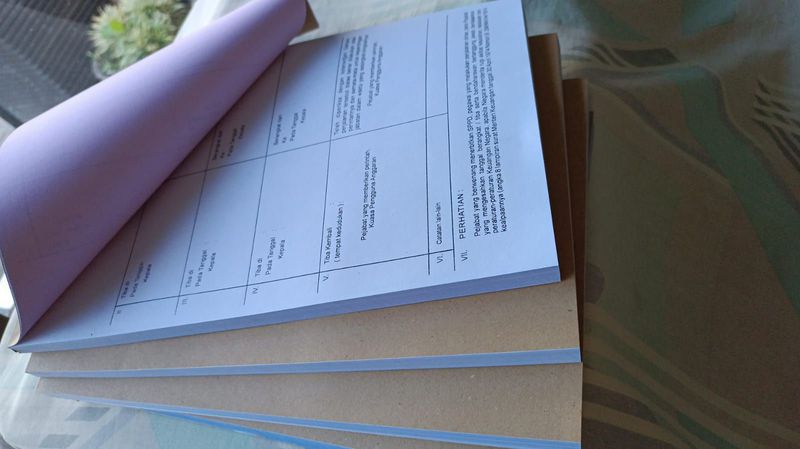 Buku SPPD Kertas NCR