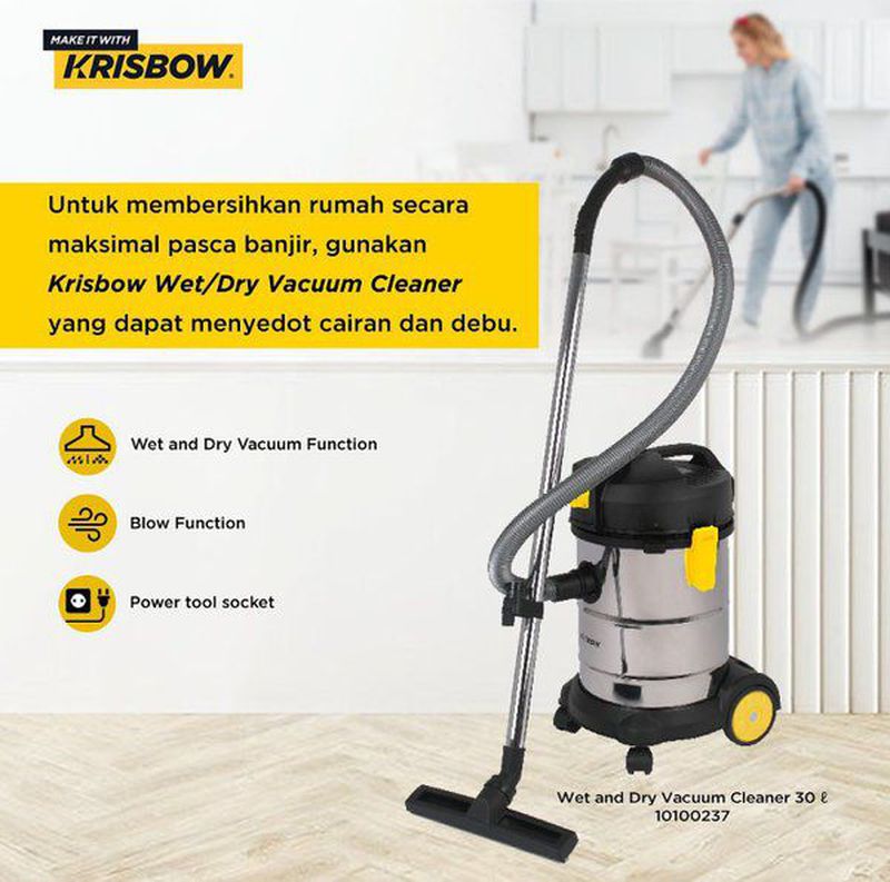 VACUUM CLEANER 30L KRISBOW