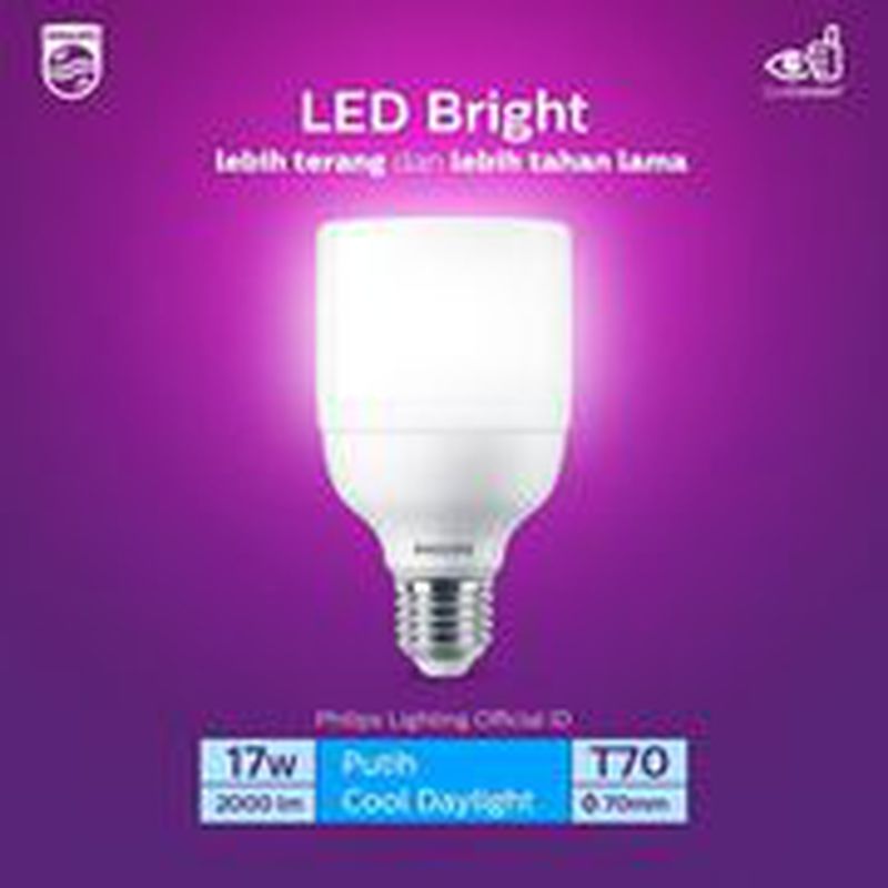 LAMPU LED 17 W PHILIPS PUTIH