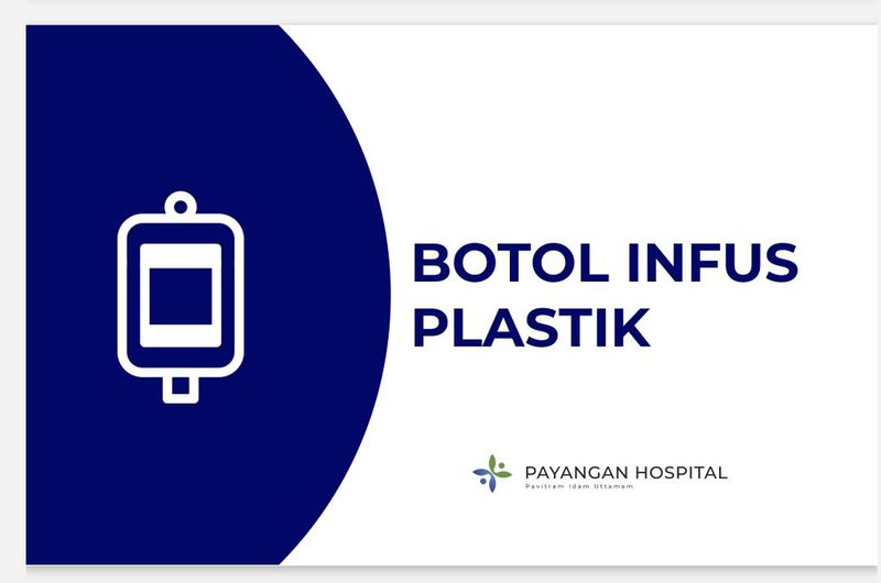 Sticker Botol Infus Plastik