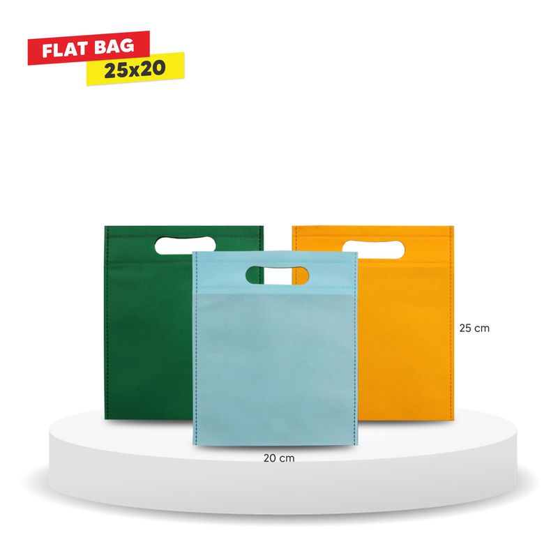 Tas Kain Spunbond Oval Tas Goodie Bag Tas Spunbond Polos Tas Kain ...