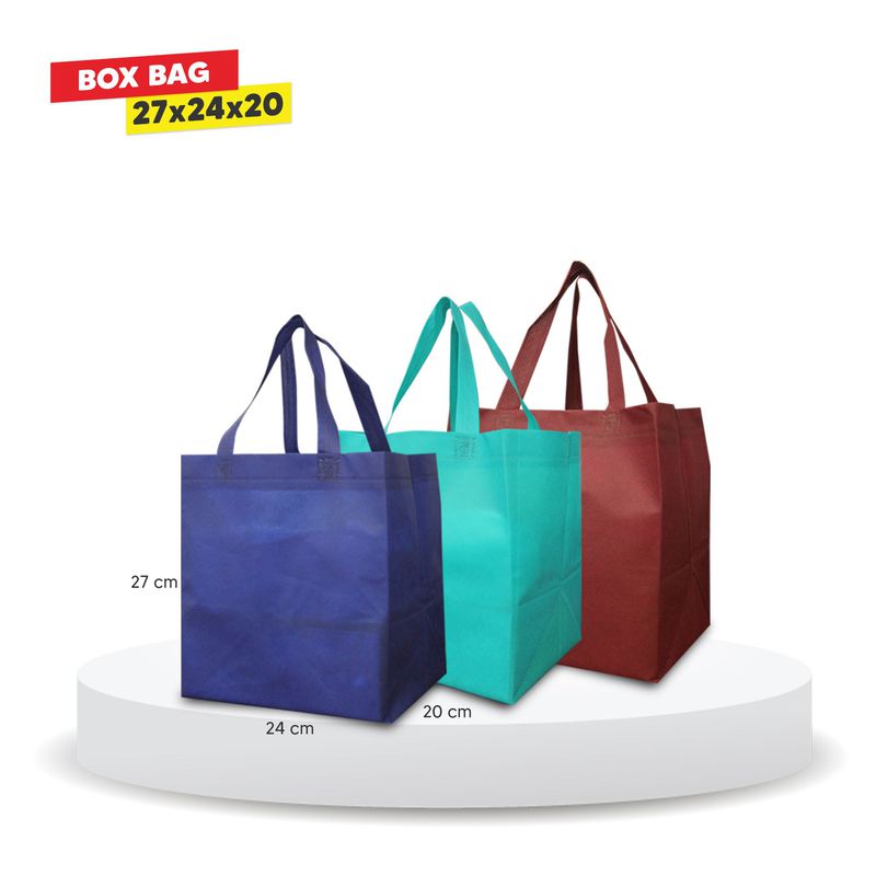 Tas Spunbond Kotak Nasi 20x20 Tas Tasyakuran Tas Berkat Tas Walimahan HLB 27x24x20