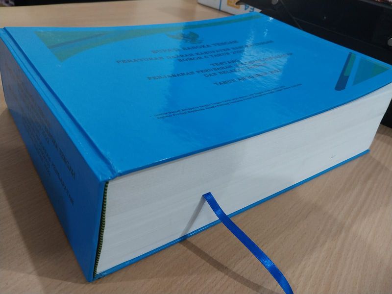 Jilid Buku Hard Cover Folio custom