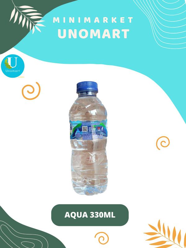 AQUA 330 ML AIR MINUM DALAM KEMASAN - 330 ML