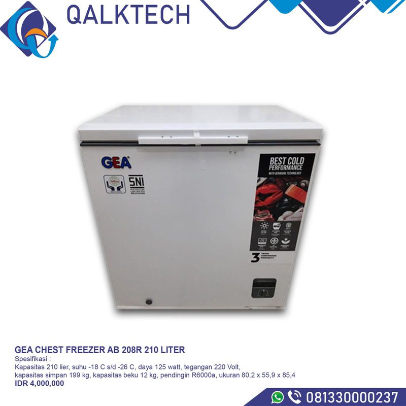 GEA CHEST FREEZER AB 208R 210 LITER