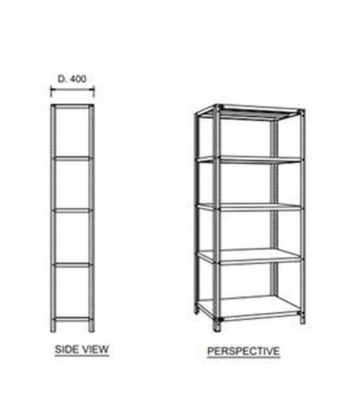 STEEL RACK SR - 4 KHS TYPE ; SR - 4