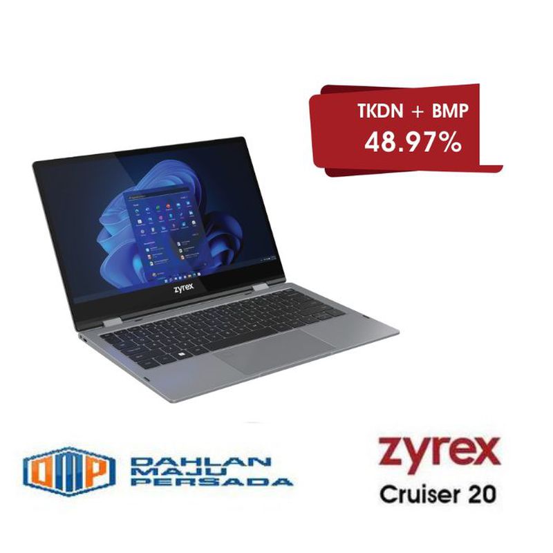 Zyrex Notebook Cruiser 20 I3S Laptop Core i3 (TKDN)