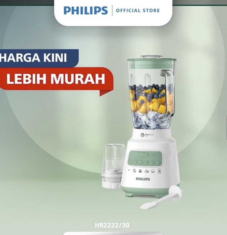 BLENDER PHILIPS HR 2223 / HR2223 / HR2221 / HR 2221 PLASTIK 2L