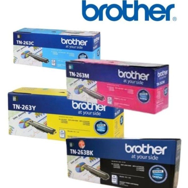 BROTHER Toner TN263C TN 263 TN263 Toner Original - Black