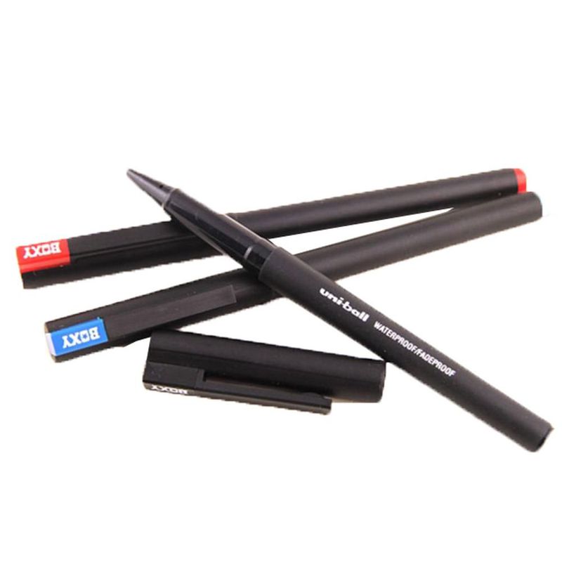 BOXY Ballpoint Clip Ink Uniball 105P Blue